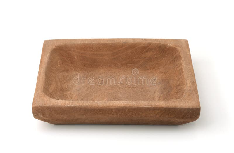 Empty wooden square plate stock photo. Image of cooking - 170952748