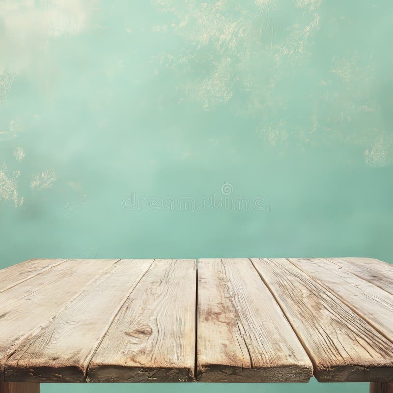 Empty Wooden Table with Abstract Background. Ready for Product Display ...