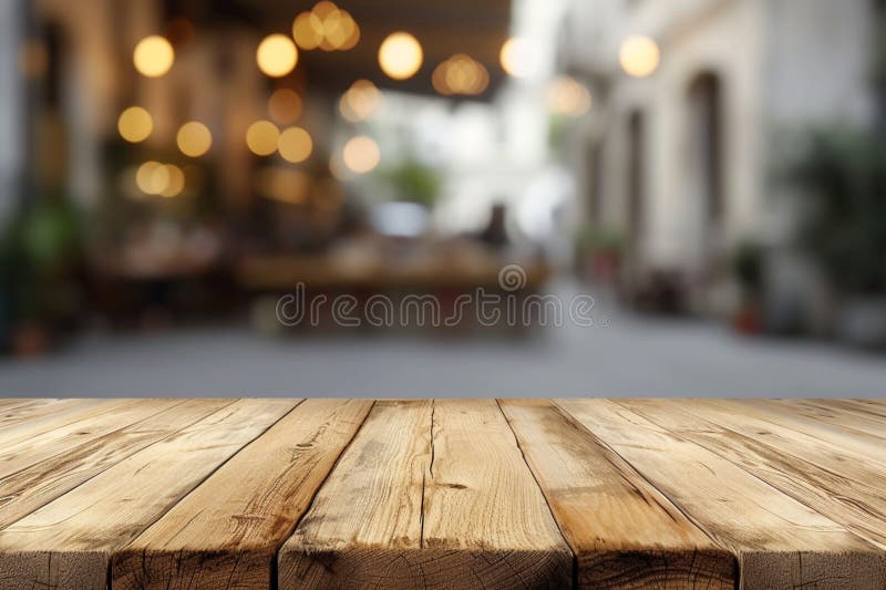 Empty Wooden Table Abstract Blurred White Interior Background, Product ...