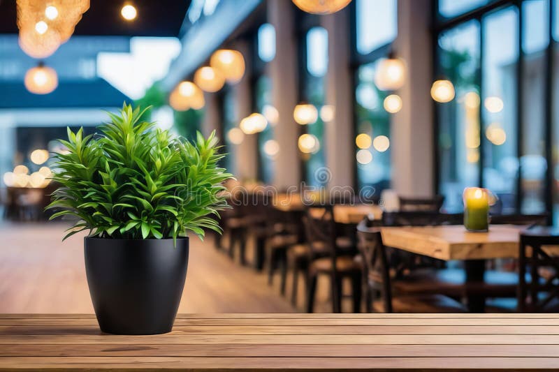 697 Cozy Lights Restaurant Blurred Background Stock Photos - Free ...