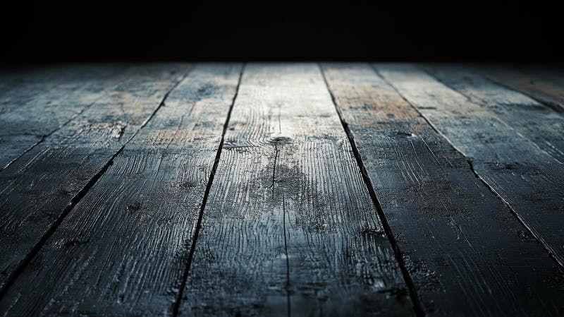Empty Wooden Table Desaturated Tones Muted Light Minimal Composition ...