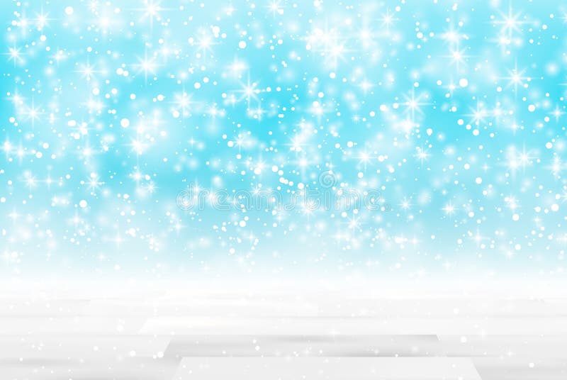 Empty Wooden Table in Front of Glitter Lights Background. De-focused ...