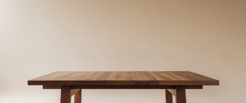 Empty Wooden Table for Spicy Food Promotion. Stock Image - Image of ...