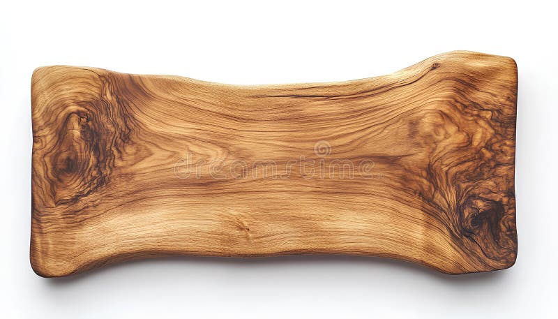 Empty Wooden Table Surface on White Background Stock Image - Image of ...