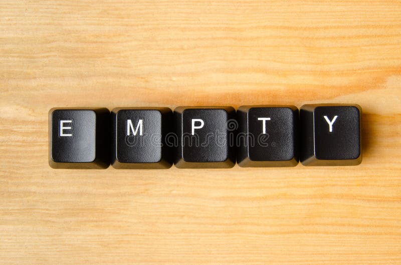 Empty word stock image. Image of keyboard, empty, quote - 96113765