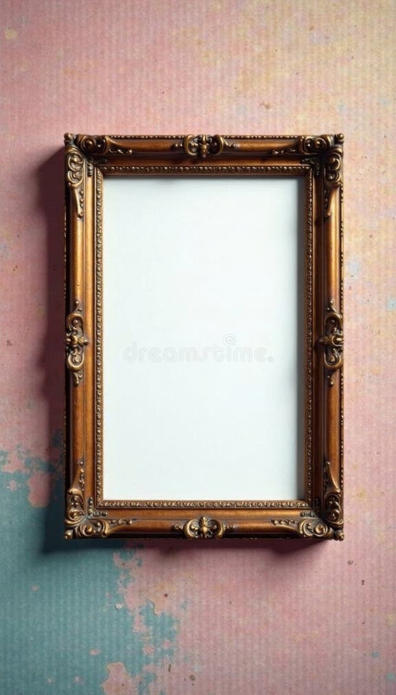 Empty, Worn Instant Camera Frame, Ready for Image , Craft, White Stock ...