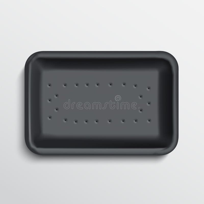 Empty wrapped food tray stock vector. Illustration of product - 52804577