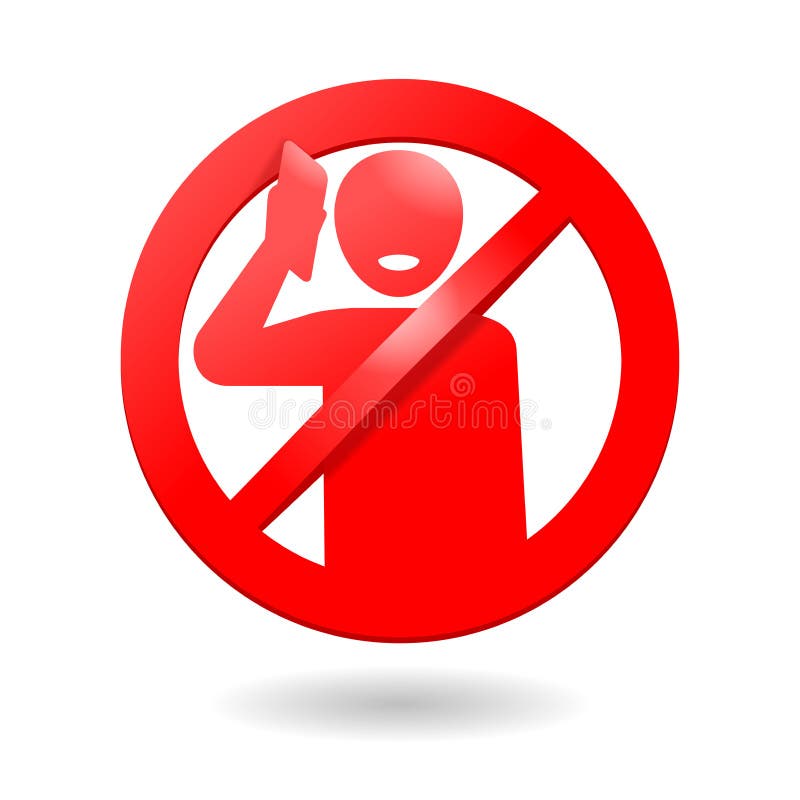 No Talking Sign Stock Illustrations – 379 No Talking Sign Stock ...