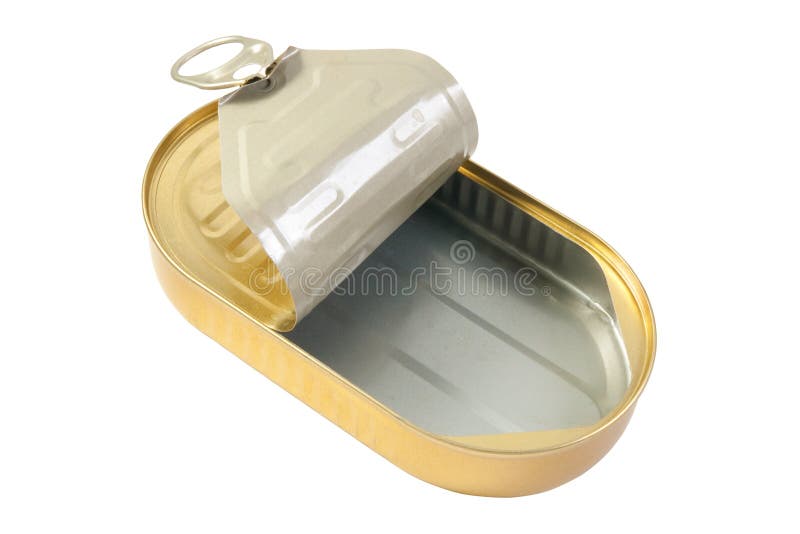 Empty can isolated stock photo. Image of objects, garbage - 13227828