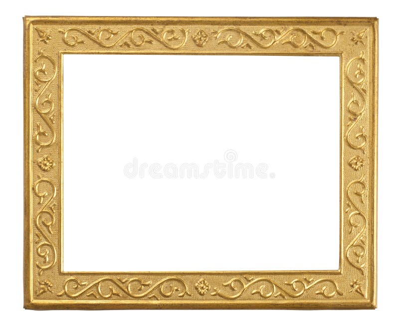 Empty yellow vintage frame stock photo. Image of design - 28701168