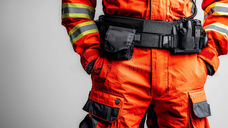 EMS Paramedic Uniform Showcases High Visibility Colors and Multiple ...