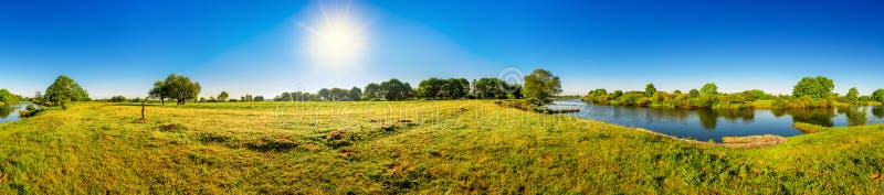 River Ems, Emsland, Germany Stock Photo - Image of emsland, country ...