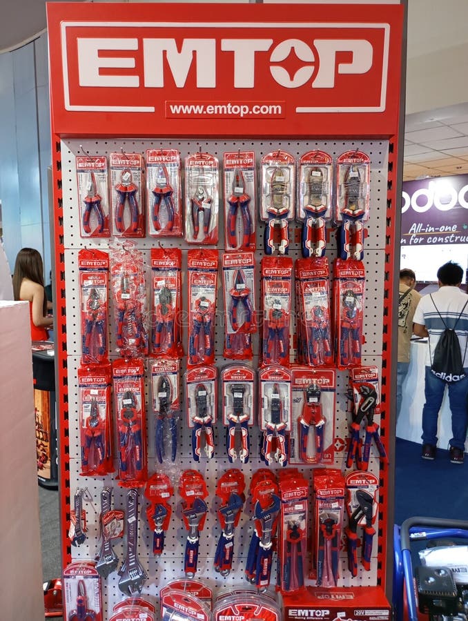 Emtop at Philconstruct Expo in Pasay, Philippines Editorial Stock Image ...