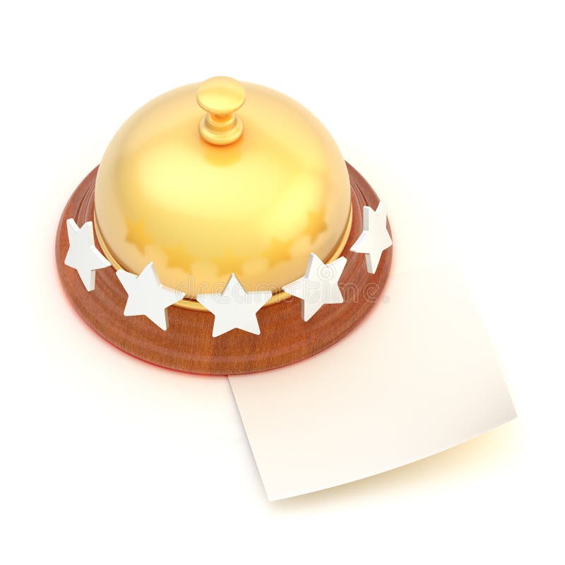 Empty Note Under Reception Bell Stock Illustrations – 4 Empty Note ...