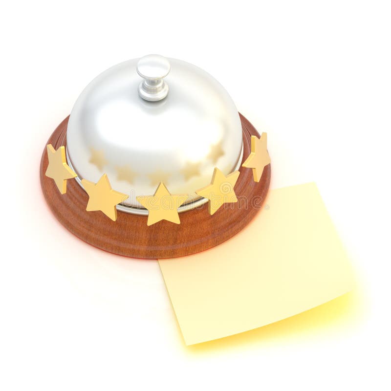 Empty Note Under Reception Bell Stock Illustrations – 4 Empty Note ...