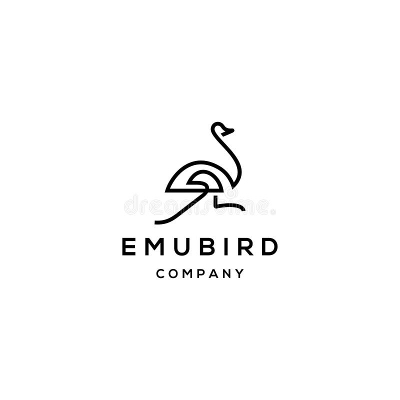 Emu Logo Stock Illustrations – 826 Emu Logo Stock Illustrations ...