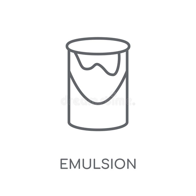 Emulsion Icon in Filled, Thin Line, Outline and Stroke Style. Vector ...