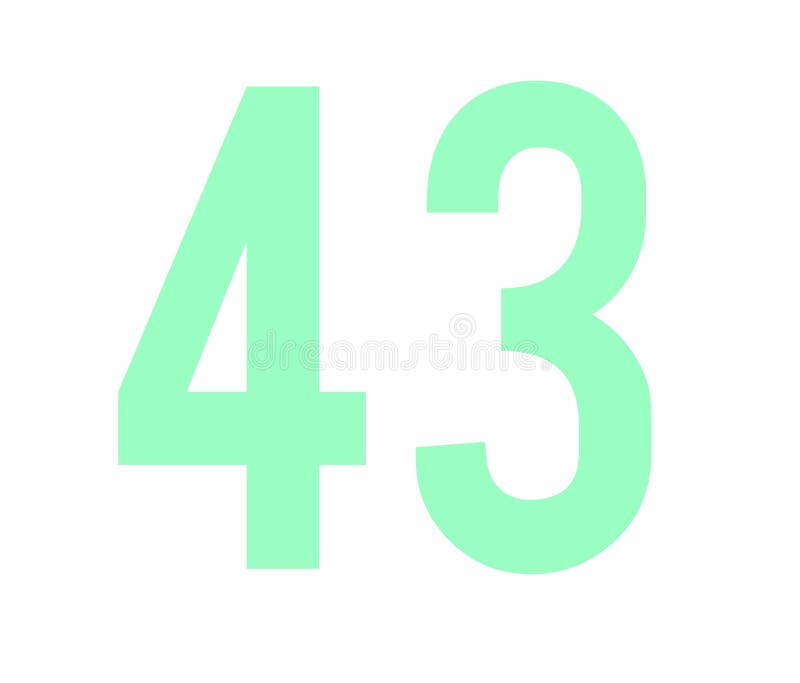 43 en arrière-plan illustration stock. Illustration du symbole - 228196971