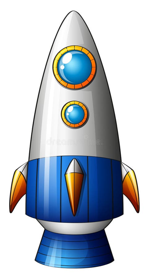 Raket vektor illustrationer. Illustration av galaxy, moon - 31092253