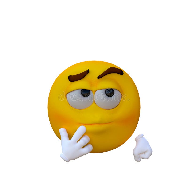 En gul smiley med händer stock illustrationer. Illustration av symbol ...