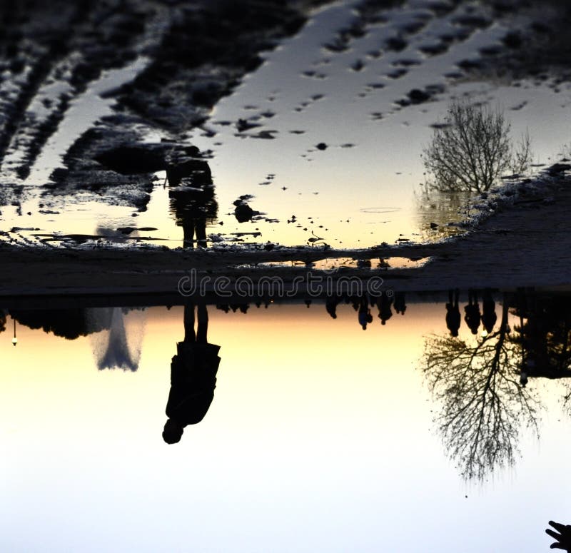 En kvinna i en spegel arkivfoto. Bild av tryck, sumpmark - 46070138