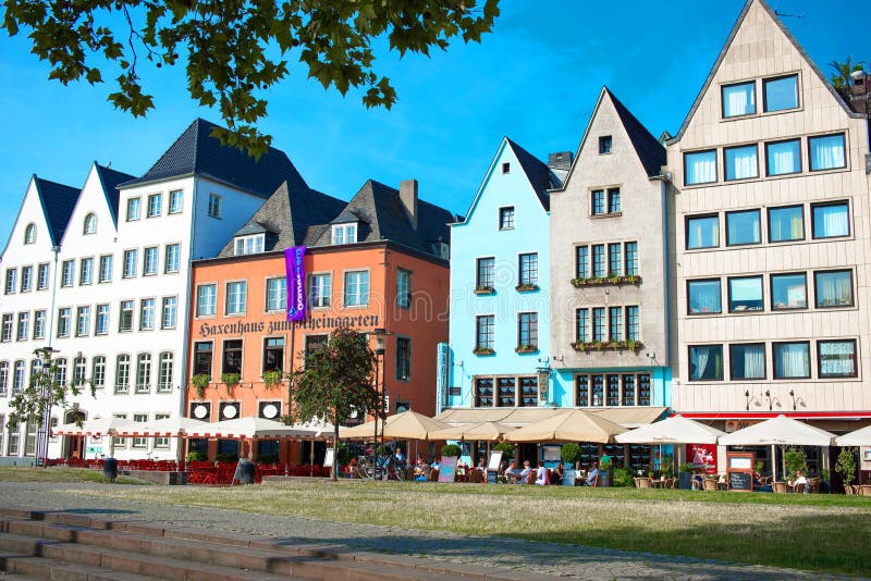 Calles De Colonia, Alemania Imagen de archivo editorial - Imagen de ...