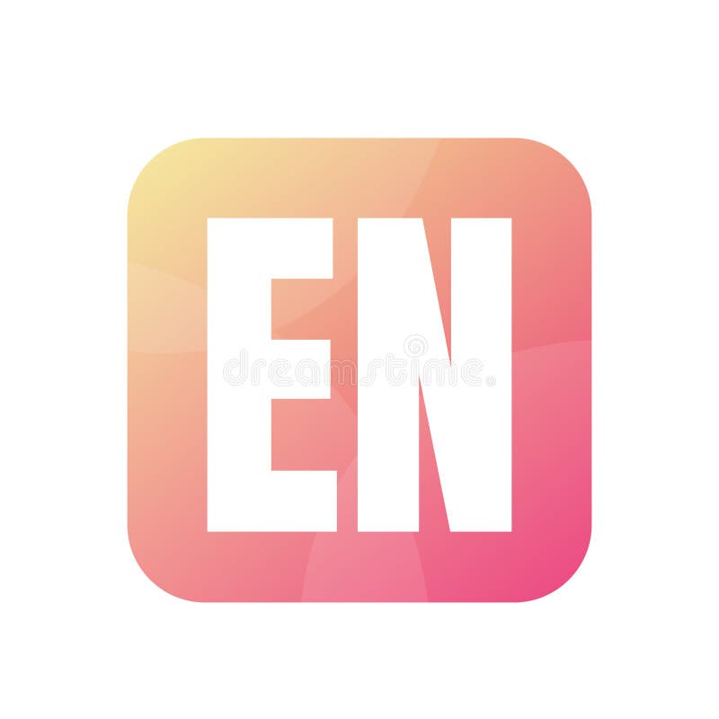 En Letter Logo Stock Illustrations – 1,662 En Letter Logo Stock ...