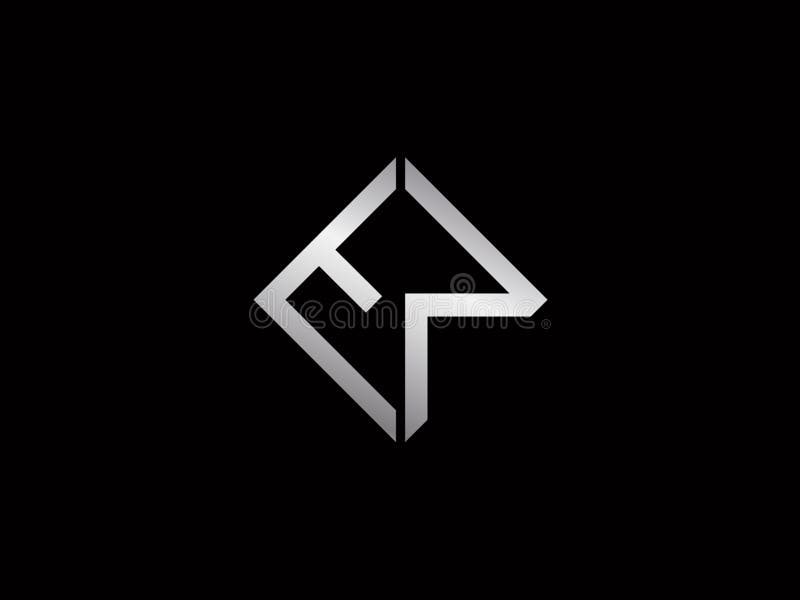 EN Square Shape Silver Color Logo Stock Vector - Illustration of silver ...