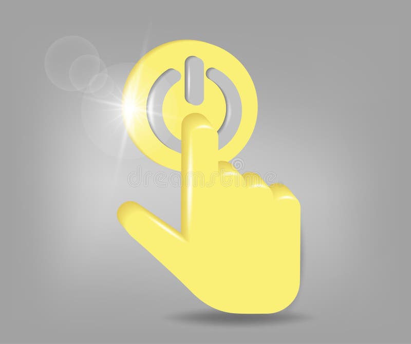 Enable Button stock illustration. Illustration of conceptual - 295202