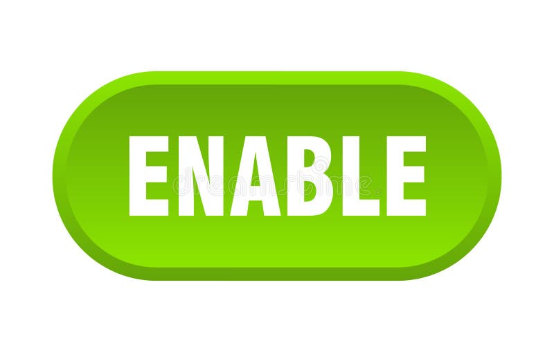 Enable Button stock illustration. Illustration of conceptual - 295202 Enable Button stock illustration. Illustration of conceptual - 295202