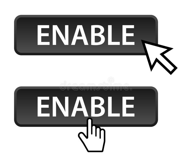 Enable Button Stock Illustrations – 714 Enable Button Stock ... Enable Button Stock Illustrations – 714 Enable Button Stock ...