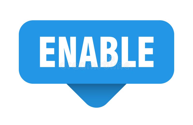 Enable Button Stock Illustrations – 932 Enable Button Stock ...