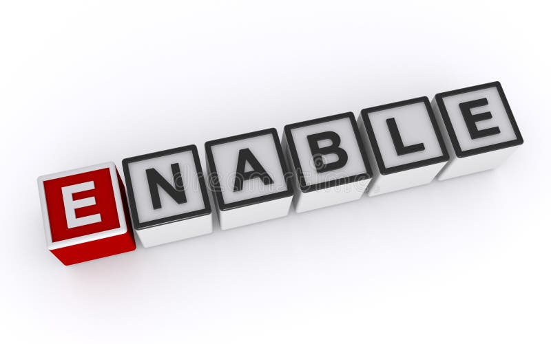 ENABLE Word through Magnifying Glass on Keyboard on the Chart Stock ...