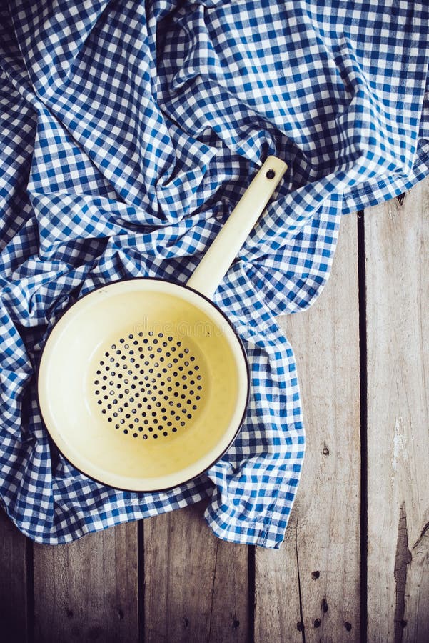 Enamel colander stock photo. Image of pastel, grunge - 55899228