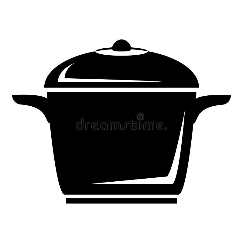 Enameled Pot Icon Simple Style Stock Illustrations – 2 Enameled Pot ...