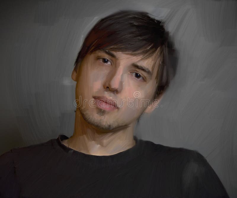 Enamoured men stock image. Image of attractive, close - 8070775