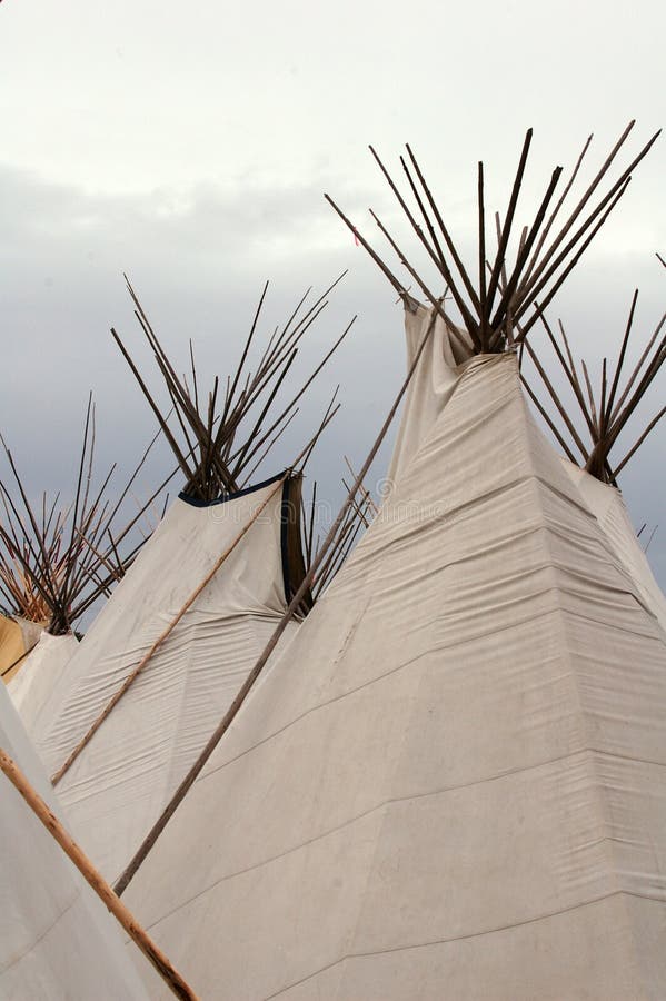 Encampment stock image. Image of shelter, nature, tepee - 4067861