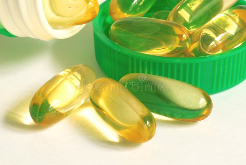 Encapsula El Suplemento Dietético Imagen de archivo - Imagen de foco ...