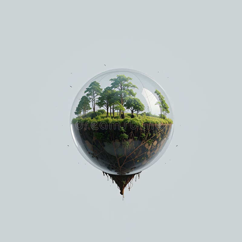 Encapsulated Forest: a Digital 3D Rendering of a Miniature Ecosystem in ...