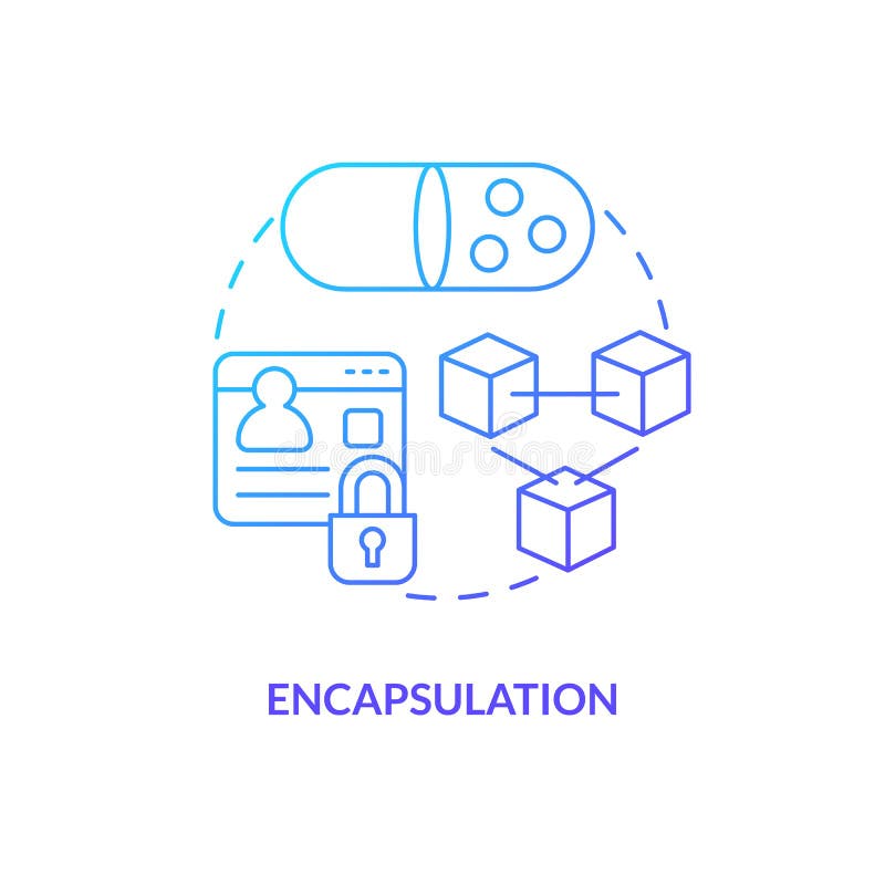 Isolated Encapsulation Stock Illustrations – 161 Isolated Encapsulation ...
