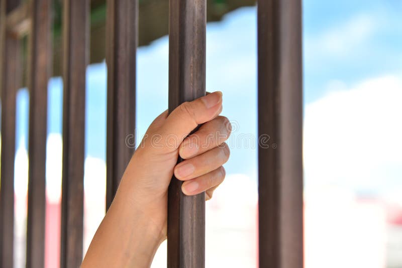 Encarcelamiento imagen de archivo. Imagen de atrapado - 76617471