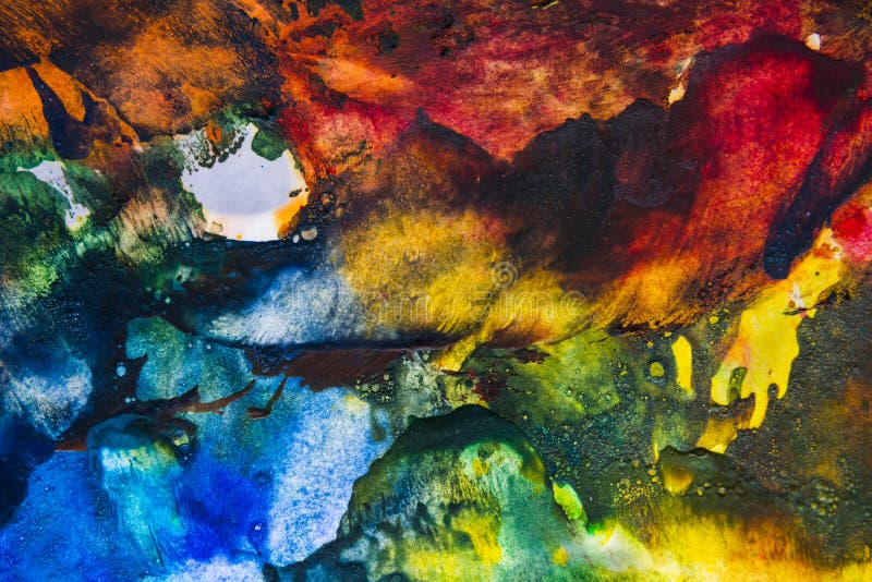 An encaustic colors stock photo. Image of paint, impression - 97107562