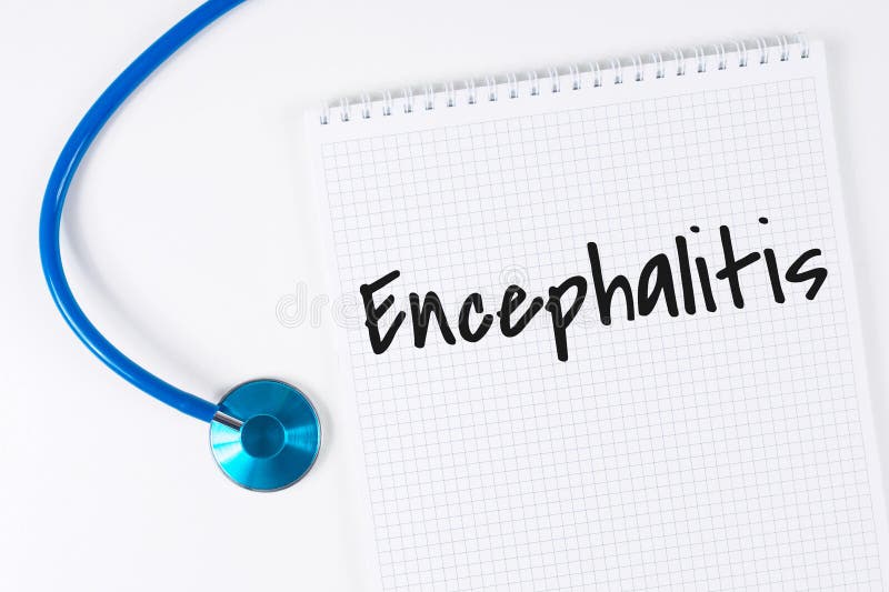 Encephalitis Title Text Infectious Disease Medical Topic Stock Image ...