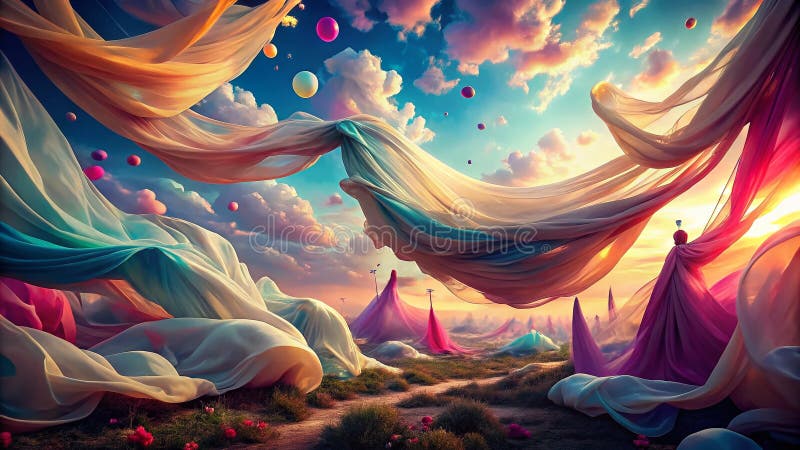 Enchanted Arithmetic Floating Numbers Dance Across a Dreamlike ...