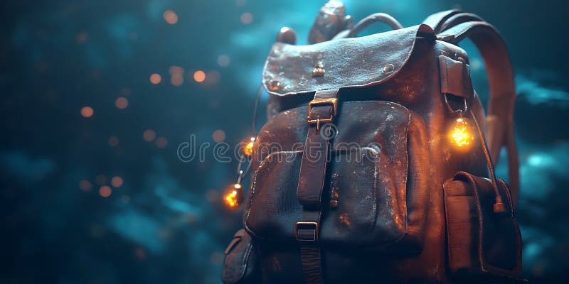 Enchanted Backpack Fantasy Art Dark Fantasy Adventure Background ...