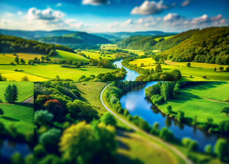 Enchanted Bourdon Valley a TiltShift Masterpiece Captures Serene ...