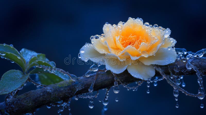 Enchanted Forest Bloom Showcases a Serene Close-up of an Exotic Flower ...