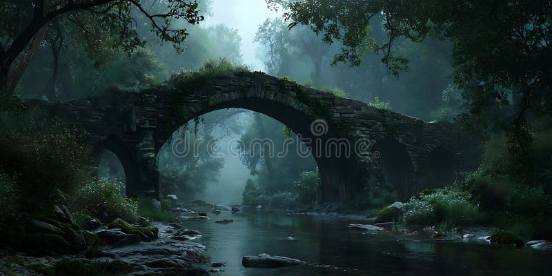 Enchanted Forest Bridge Stock Illustrations – 1,830 Enchanted Forest ...