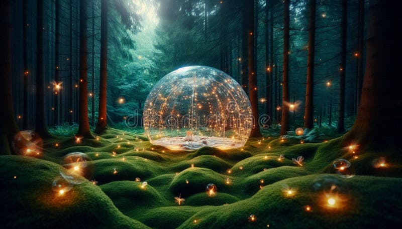 Enchanted Forest Bubble Tent Stock Photos - Free & Royalty-Free Stock ...