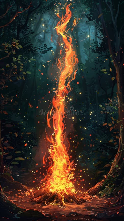 475 Enchanted Forest Fire Stock Photos - Free & Royalty-Free Stock ...